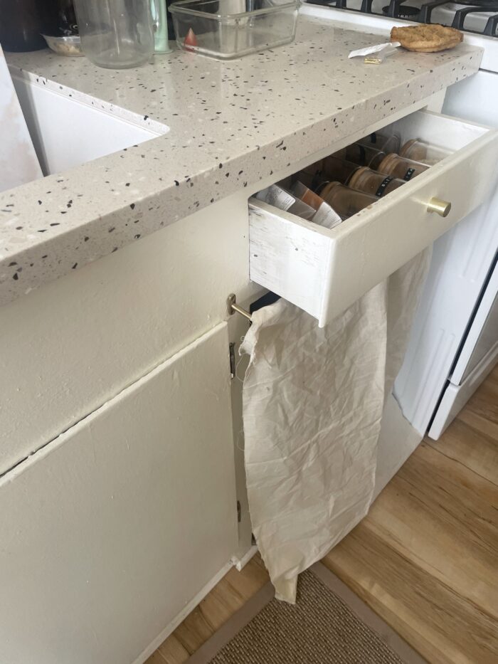 DIY Project: Kitchen Cabinet Skirting | xoxojackie