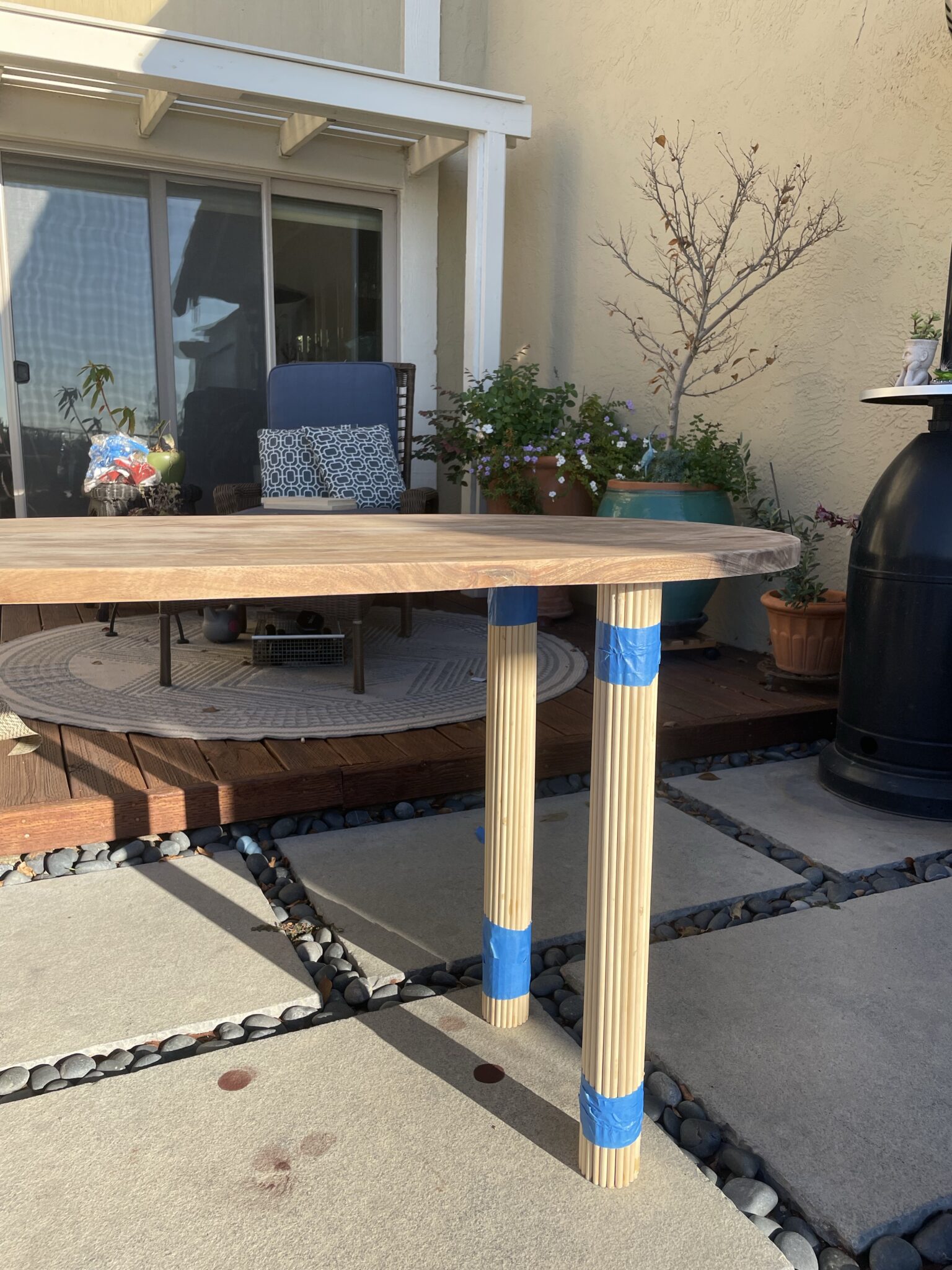 Fluted Table DIY: Dining Table Upcycle | xoxojackie blog